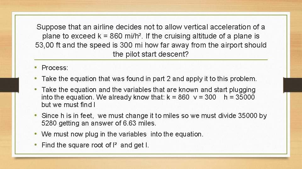 Where Should A Pilot Start Descent By Abu