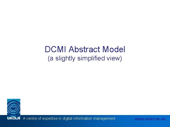 An Introduction to Dublin Core Making Sense of