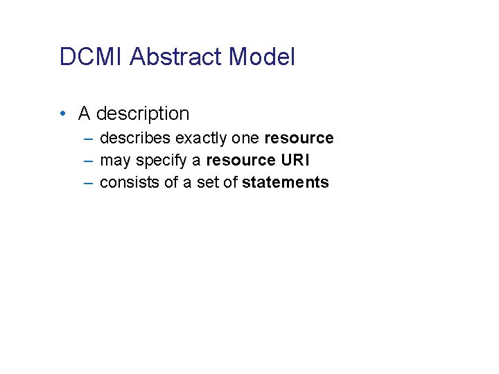 An Introduction to Dublin Core Making Sense of