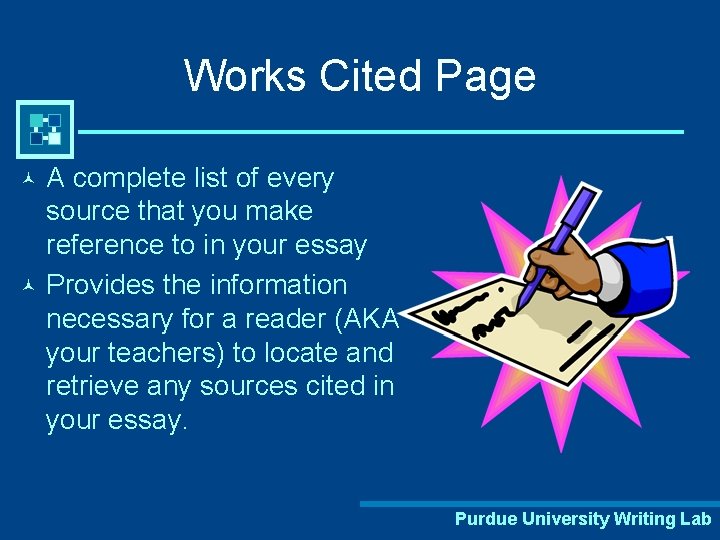 Crossreferencing Using MLA Format A workshop brought to