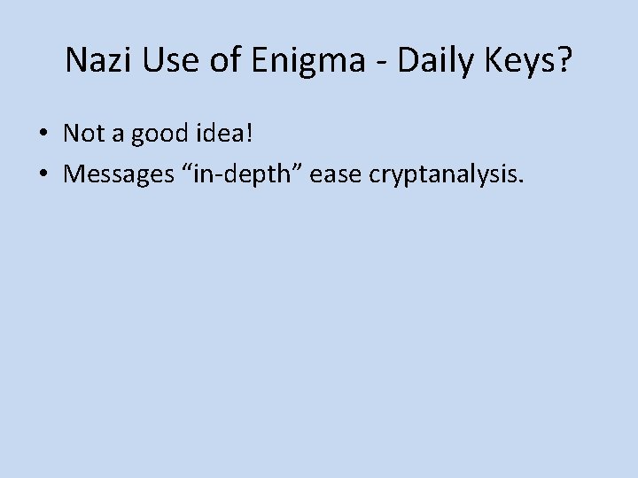 How the Nazi Enigma Ciphers Were Broken Craig