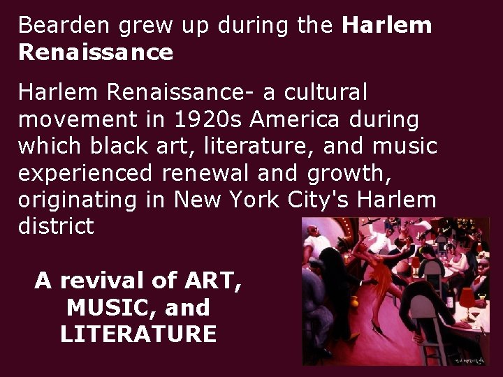 Romare Bearden 1911 1988 Biography Born in Charlotte