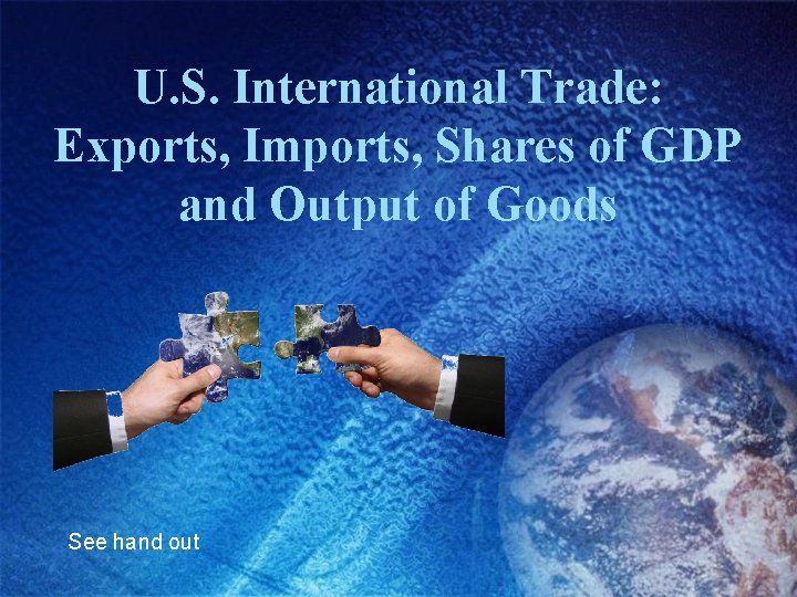 Lesson 4 Globalization and The US Economy Introduction