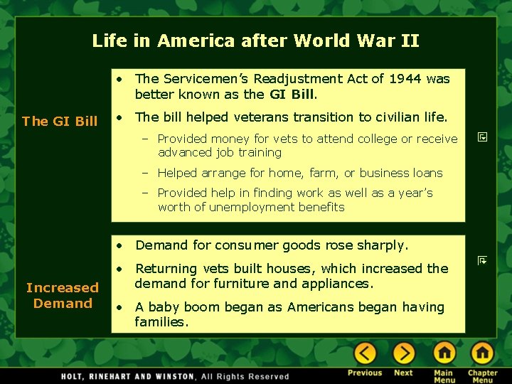 Chapter 25 The Cold War Begins Section Notes