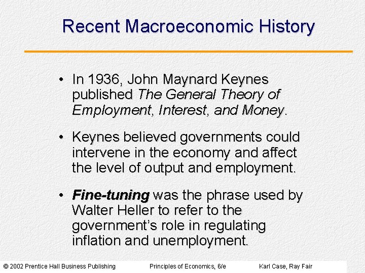 CHAPTER 5 Introduction to Macroeconomics Prepared by Fernando