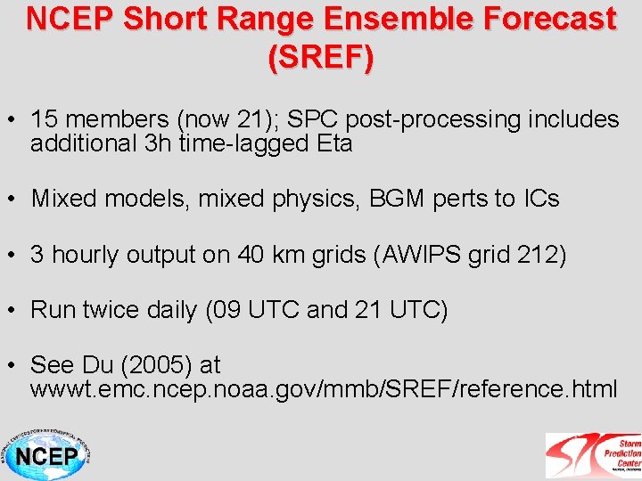 PostProcessed ShortRange Ensemble Guidance of Severe Convective Storms