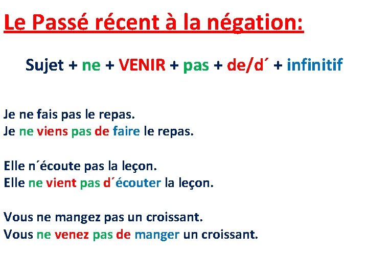 Clase 24 Objectifs Comprhension orale p 132 Le