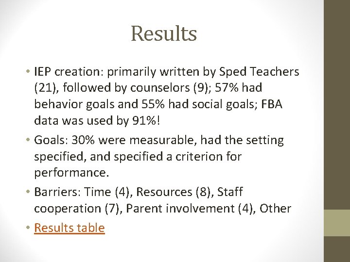 Social and Behavioral Goals for Children with Autism