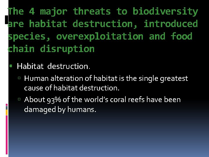 CHAPTER 55 CONSERVATION BIOLOGY 1 The 3 levels