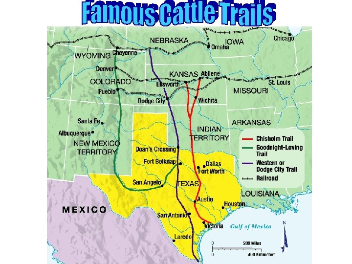 Were here Who originally brought cattle to Texas