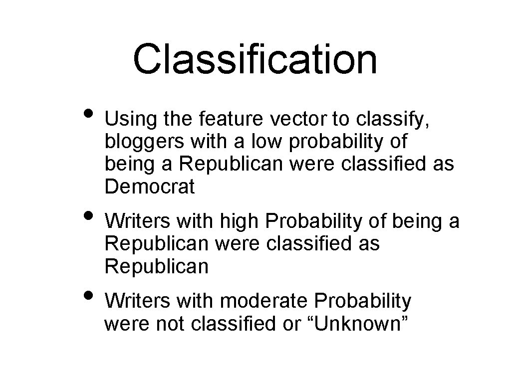 Political Party Gender and Age Classification Based on