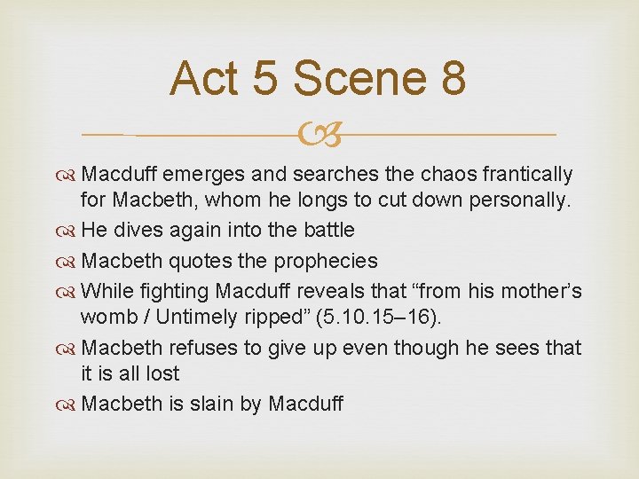 Macbeth Act 5 Scenes 4 9 CD 2