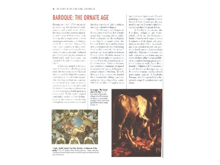 Baroque Art 1600 1750 A D Baroque Art