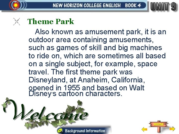 Book 4 Unit 9 Make Euro Disney More