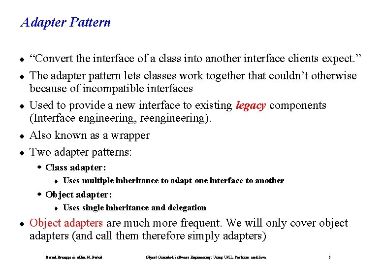 Using UML Patterns and Java ObjectOriented Software Engineering