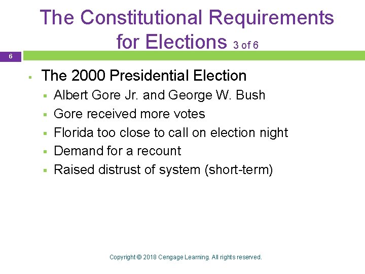 ELECTIONS AND CAMPAIGNS Chapter 10 Learning Objectives 2