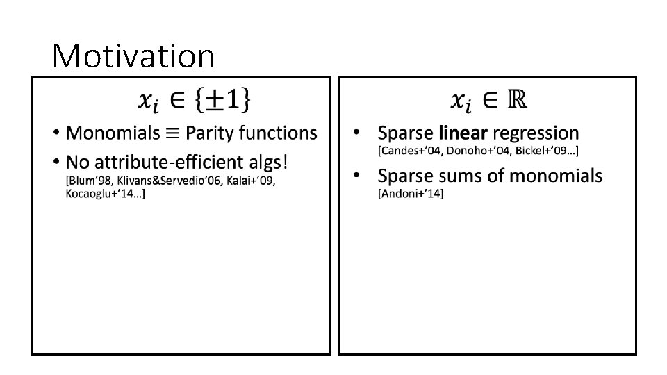 AttributeEfficient Learning of Monomials over HighlyCorrelated Variables Alexandr