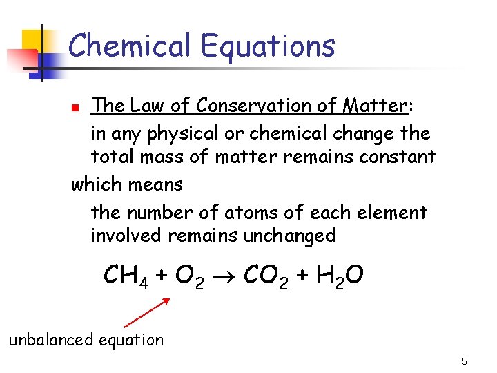 CHAPTER 3 Chemical Equations Reaction Stoichiometry Objectives Understand