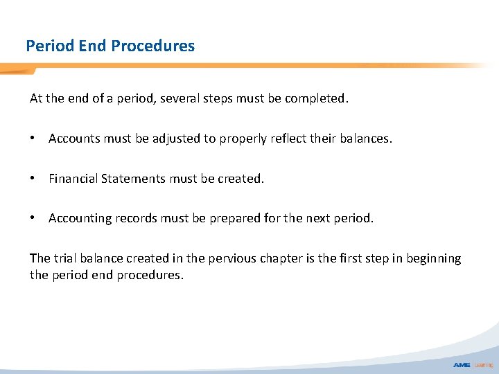 Business Accounting Cycle Part II Checklist Chapter 6