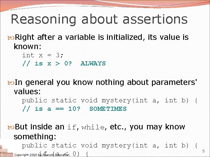 Building Java Programs Chapter 5 Lecture 5 4