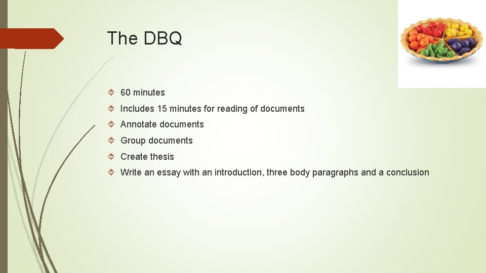 Writing and the AP Examination Substance Facts Analysis