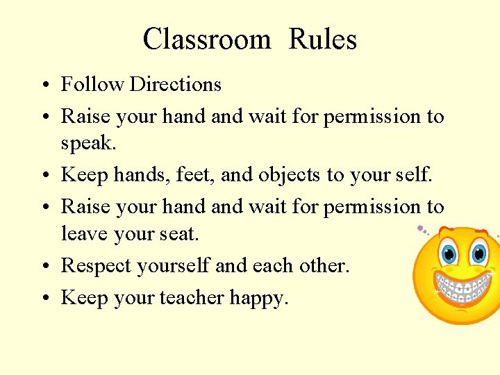 WELCOME To Back to School Night Second Grade