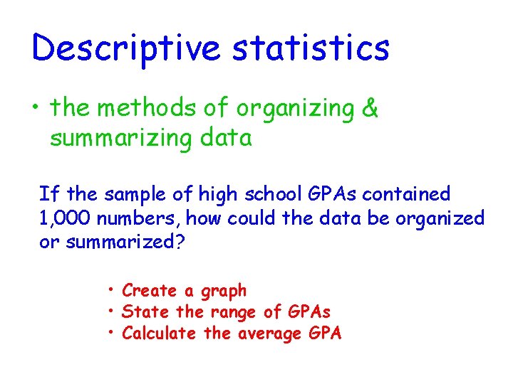 Chapters 1 3 Graphical Methods for Describing Data