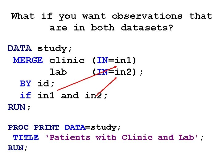 Lesson 6 Topics Reading Sas Datasets Subsetting Sas