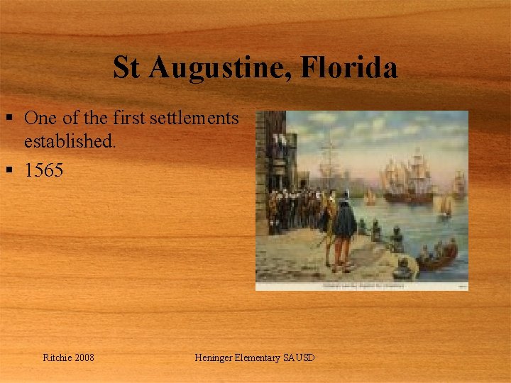 Early America By Trevor Matheney Heninger Elementary School