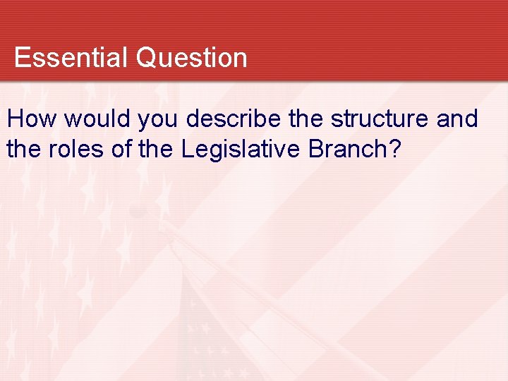 Activating Strategy With your table group try to