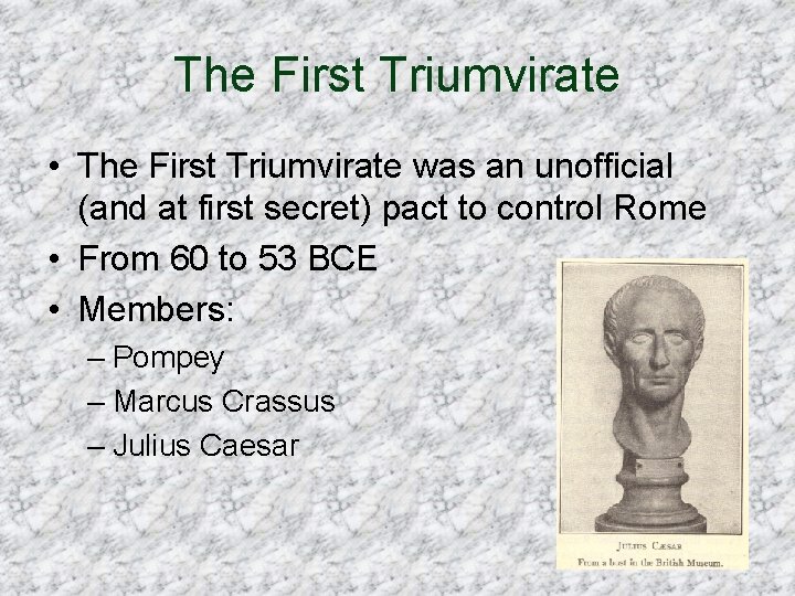 Important people in the Roman Republic Student Handouts