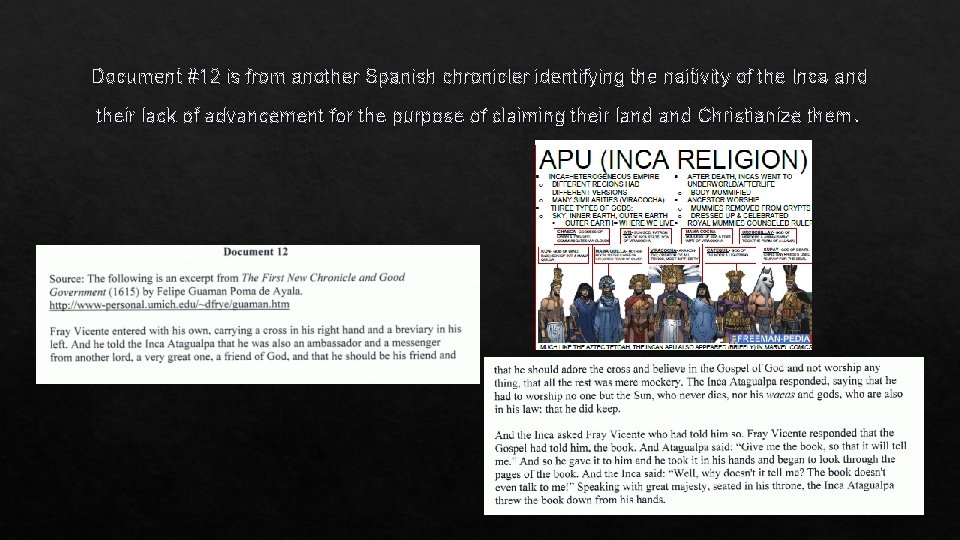 Aztecs and Incas DBQ Contextualization From 1200 1450