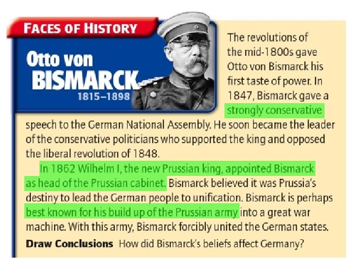 German Unification Otto von Bismarck Proclamation of German