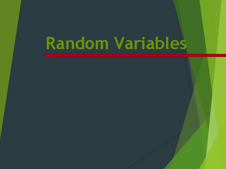 Chapter 6 Random Variables and Probability Distributions Created Chapter 6 Random Variables and Probability Distributions Created