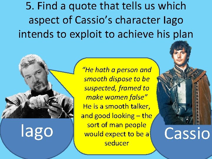 Looking back at Act 1 Brabantio Othello Desdemona