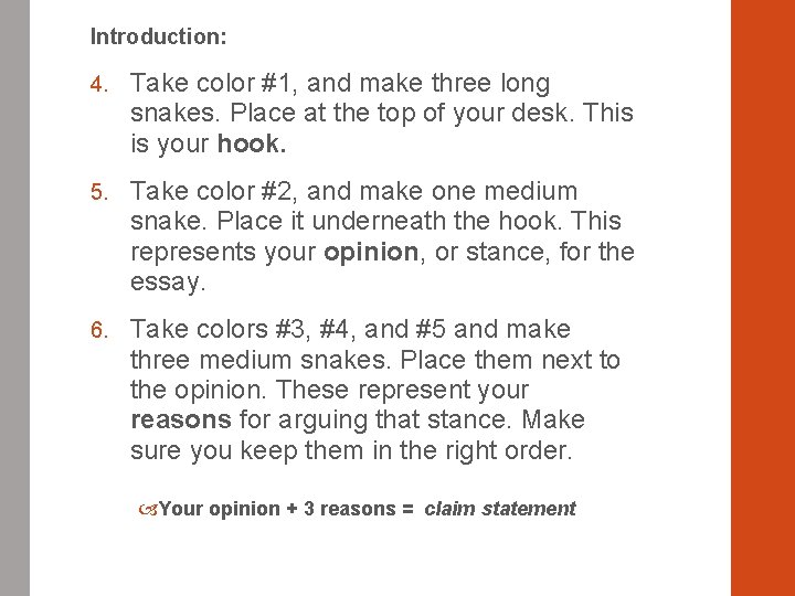 Bell Ringer Prompt What parts of an argumentative