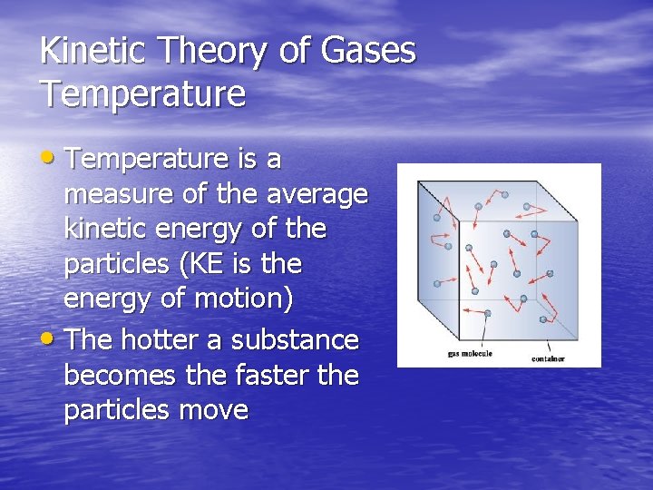 Gas Laws Essential question How do chemists describe