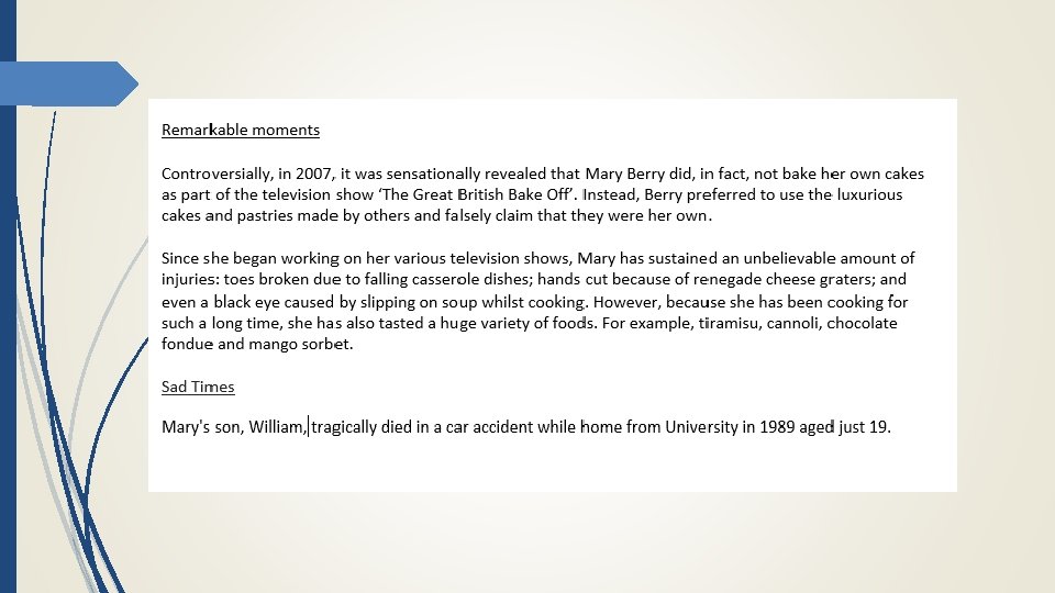 Year 6 writing Biography Week 1 Day One
