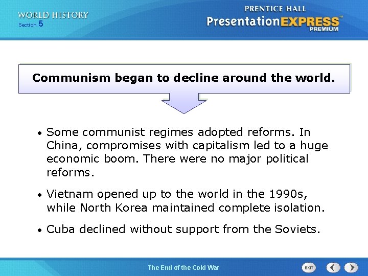 Section 5 Objectives Understand how the Soviet Union