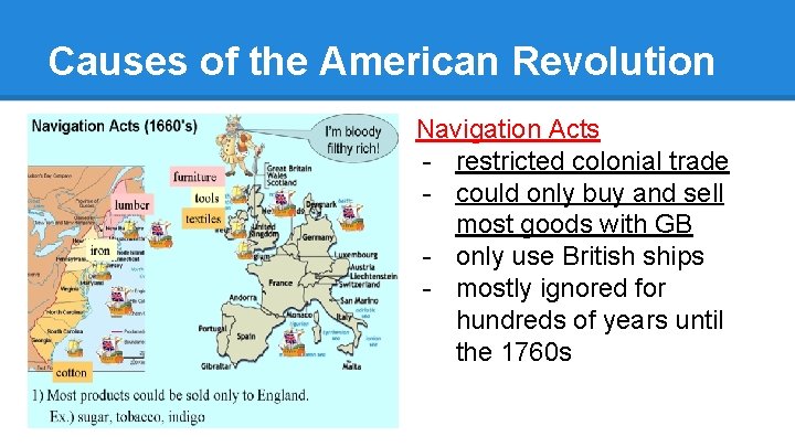 Unit 3 American Revolution British Conflict with American