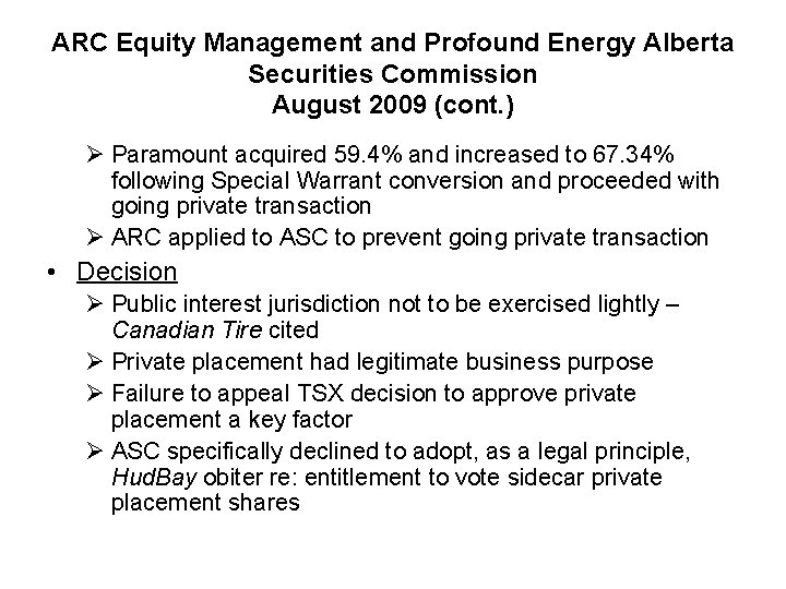 Legal Developments Round Up Robert Cooper Mc Carthy