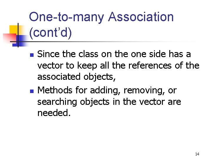 Chapter 5 Implementing UML Specification Part I ObjectOriented