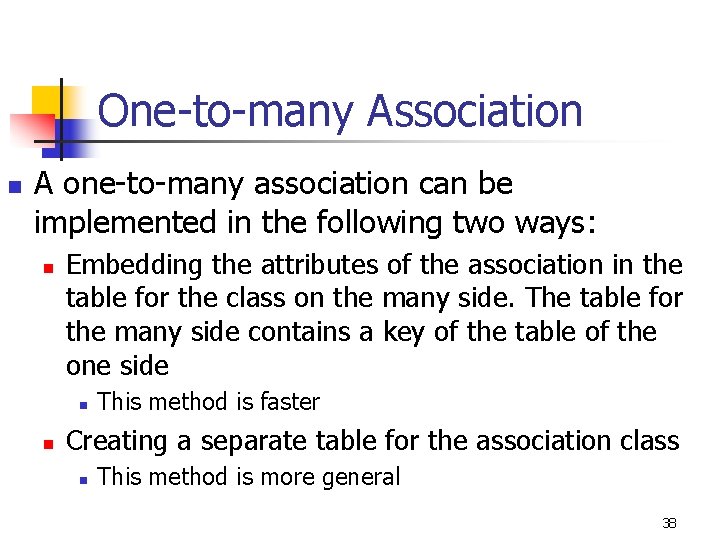 Chapter 5 Implementing UML Specification Part I ObjectOriented