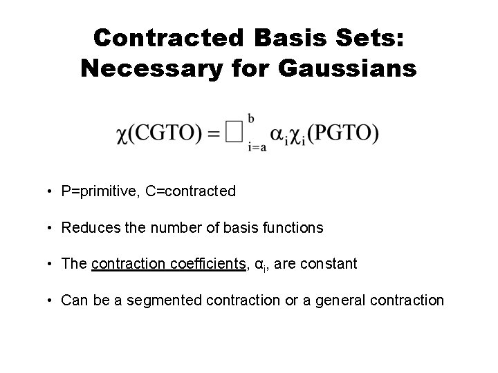 Basis Sets and Pseudopotentials SlaterType Orbitals STOs N