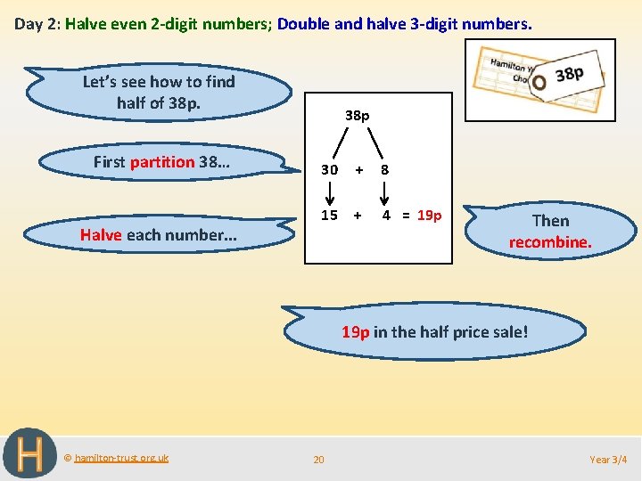 Fractions Doubling and Halving and the concept of