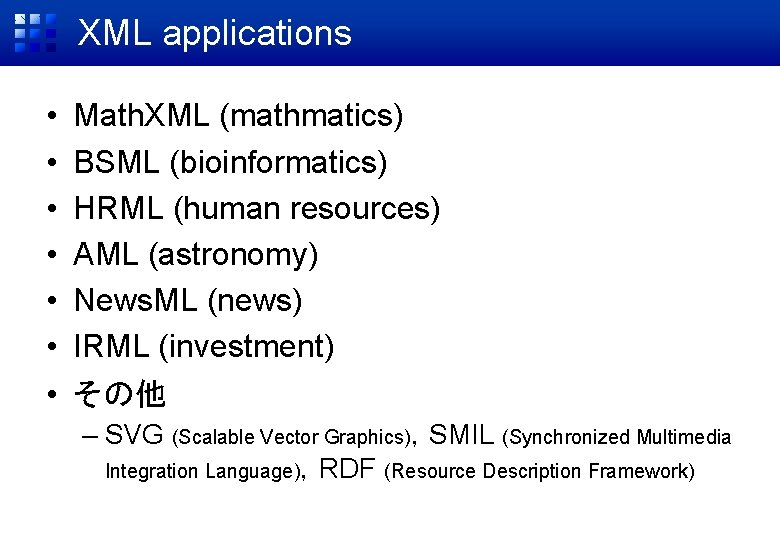 2 Structured Web Documents in XML Contents Introduction