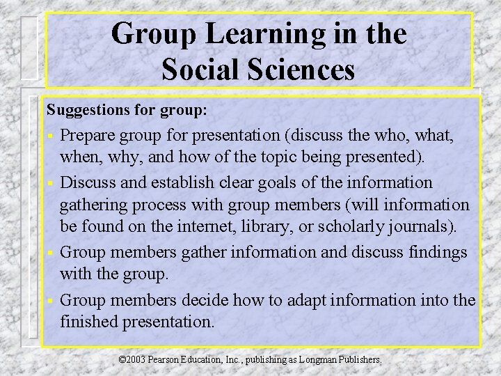 Study Skills Topic 15 Collaborative Learning Power Point