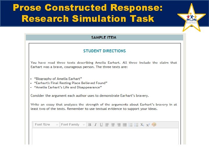 TRANSITIONING TO A NEW ASSESSMENT SYSTEM ICE BREAKER