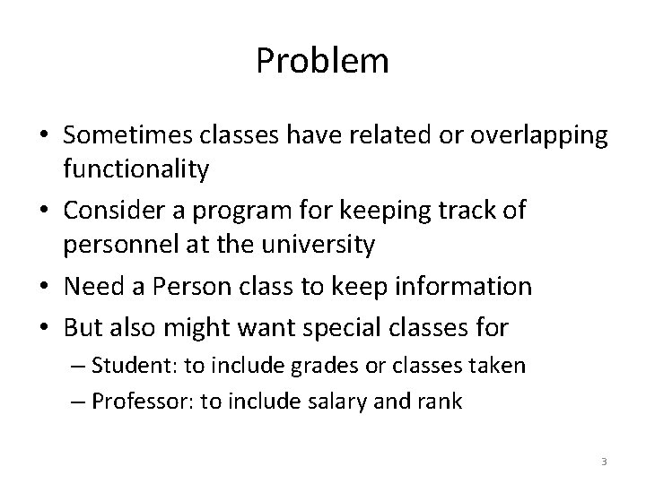 Cs 18000 Problem Solving And Objectoriented Programming Inheritance 5427