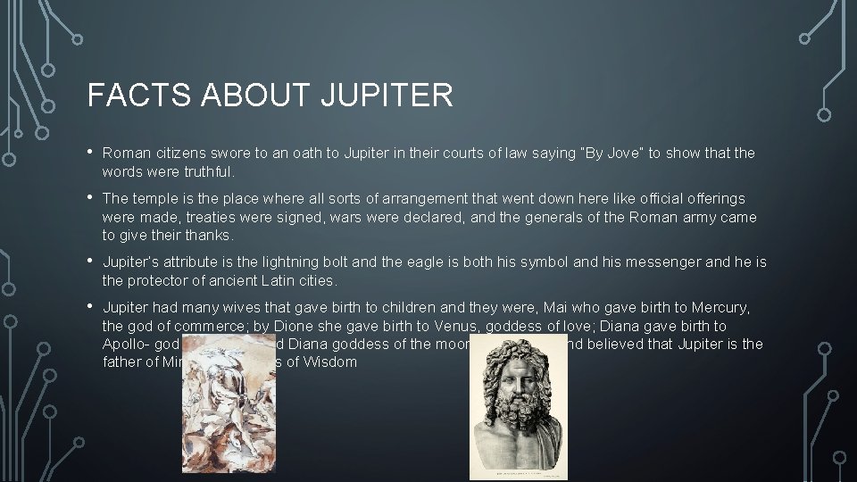JUPITER ROMAN MYTHOLOGY BY LUIS HERNANDEZ FACTS ABOUT